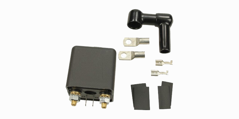 Heavy Duty Split Charge Relay 4 Pin (100A) With Connectors | South ...